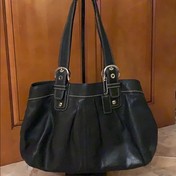 Coach | Bags | Coach Soho Tote Black Shoulder Purse | Poshmark
